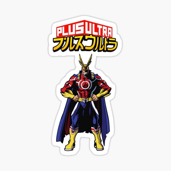 "Plus ultra" Sticker by Nayori | Redbubble