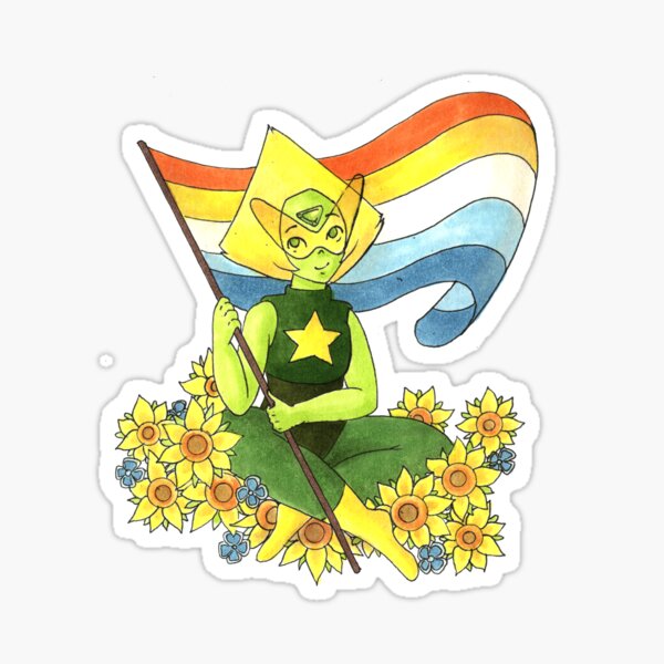 "Aroace Peridot" Sticker by AncaXBre | Redbubble