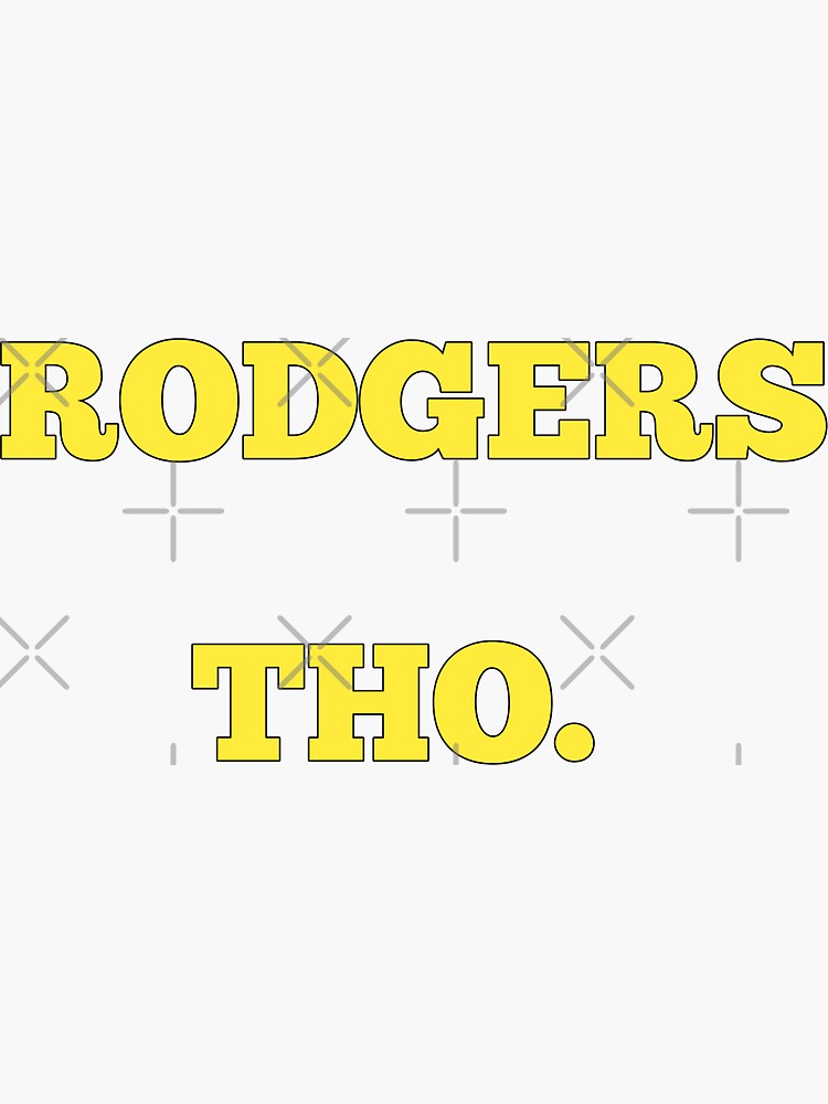"AARON RODGERS, RODGERS 12" Sticker for Sale by Zinebzouhri | Redbubble