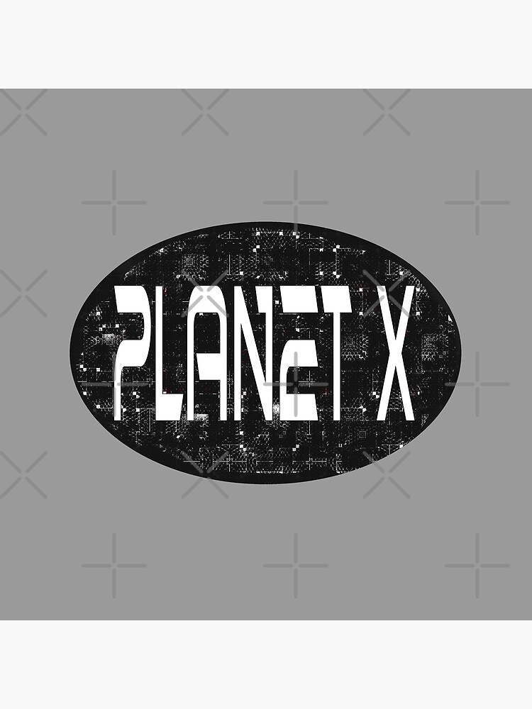"Planet X Space Logo Science Sci fi " Art Print by PlanetMonkey | Redbubble