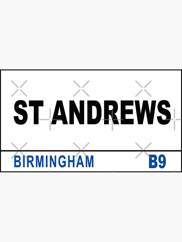 "St Andrews Street Sign" Sticker for Sale by rogue-design | Redbubble