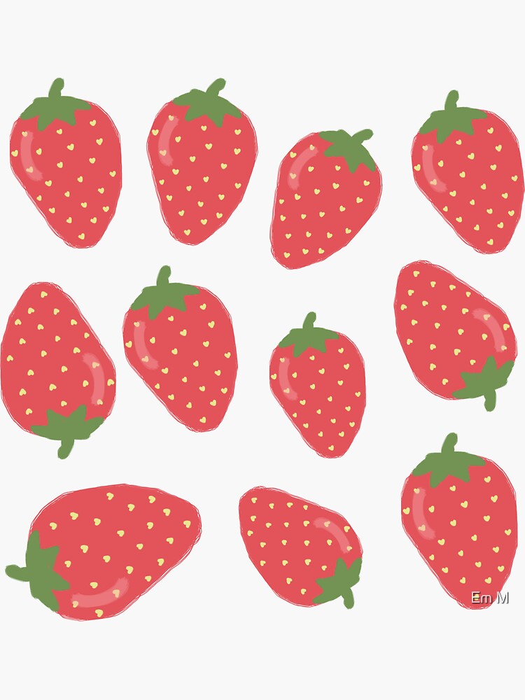 "strawbs" Sticker for Sale by killthespare89 | Redbubble