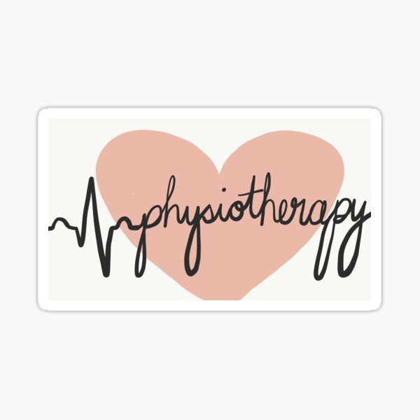 "Physiotherapy" Sticker for Sale by itsnina13 | Redbubble