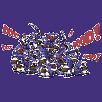 "Disgaea Prinny Dood" Sticker for Sale by CassidyCreates | Redbubble
