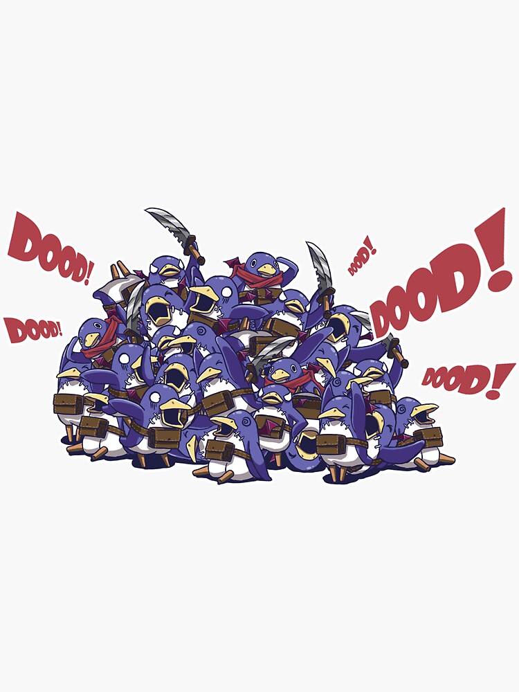 "Disgaea Prinny Dood" Sticker for Sale by CassidyCreates | Redbubble