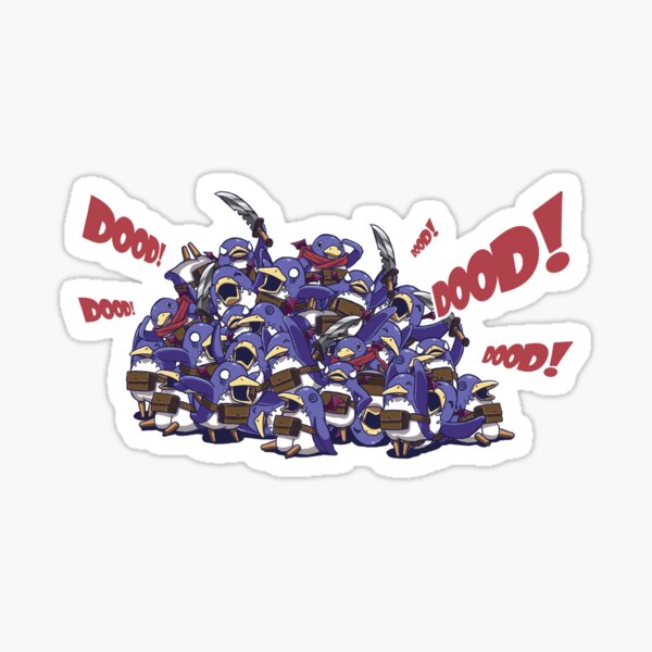 "Disgaea Prinny Dood" Sticker for Sale by CassidyCreates | Redbubble