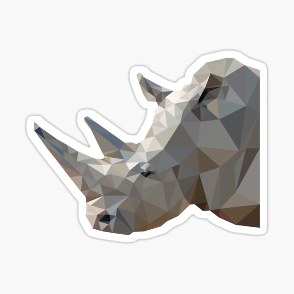 Rhino Stickers | Redbubble