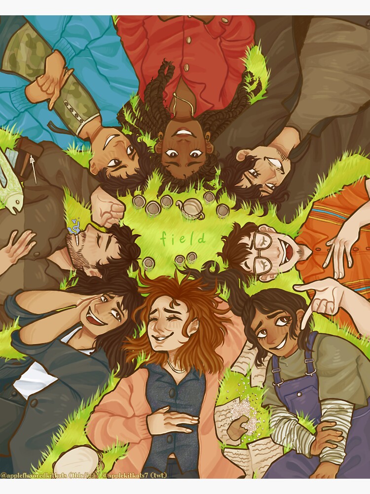 "Octet Musical / The Field" Sticker for Sale by ametherese | Redbubble