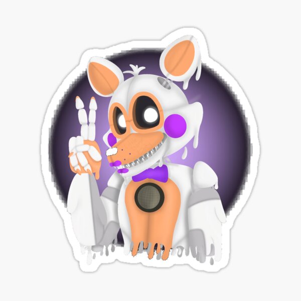 "Lolbit Peace " Sticker by 72janafrueh | Redbubble