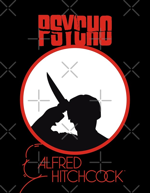 "Alfred Hitchcock Assassin Psycho (Black Version)" by albix81 | Redbubble
