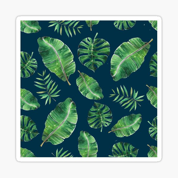 "Palm leaves " Sticker for Sale by zukartdesign | Redbubble