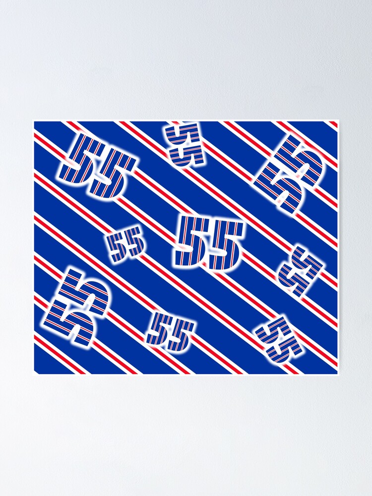 "Glasgow Rangers Fc 55" Poster for Sale by Carolann88 | Redbubble