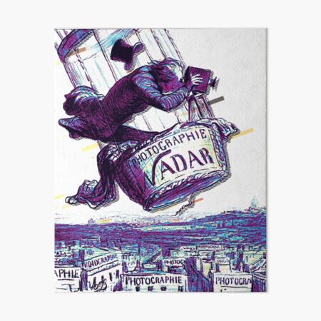 "Nadar elevating Photography to the height of Art White BG" Art Board ...