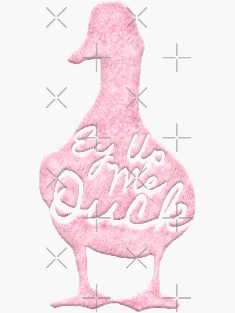 "Ey Up Me Duck" Sticker for Sale by env1nada | Redbubble