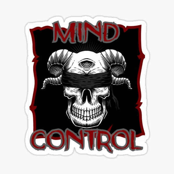 "Mind Control Blind Skeleton" Sticker by Pely | Redbubble
