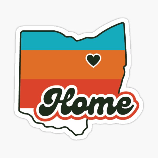 "Ohio Home" Sticker for Sale by hannahlee02 | Redbubble