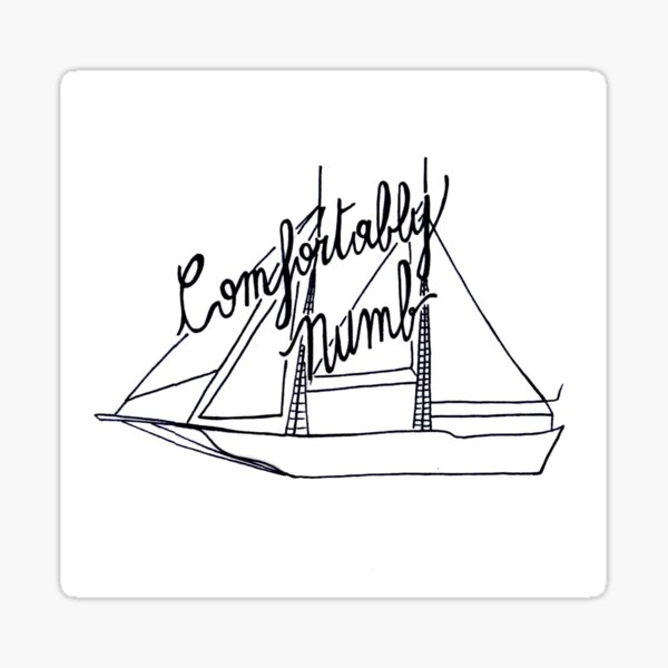 Comfortably Numb Pink Floyd Stickers | Redbubble