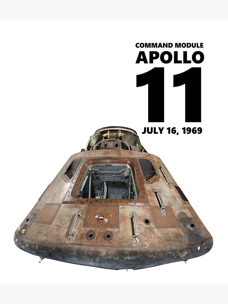 "Apollo 11 Command Module" Poster by therealtigerpop | Redbubble
