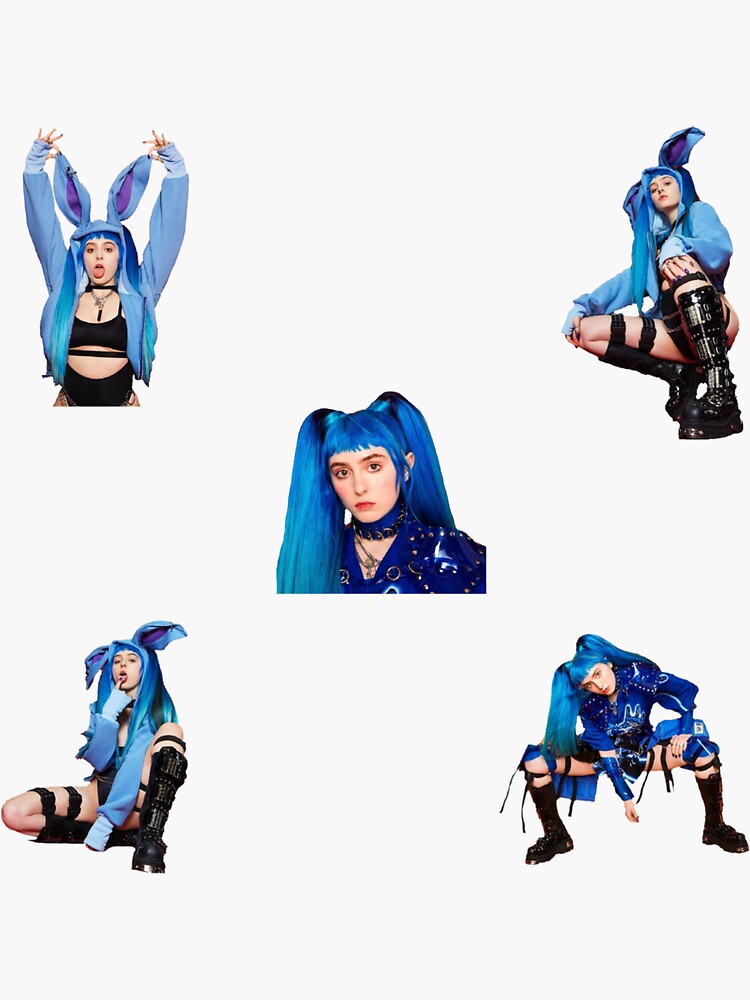 "Ashnikko Ashton Nicole Casey Sticker Pack" Sticker for Sale by di-the ...