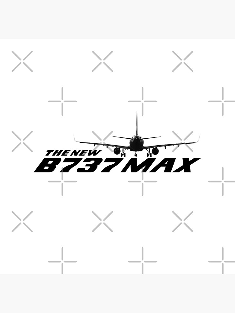 "Boeing 737 MAX" Poster by Joel-Designs | Redbubble