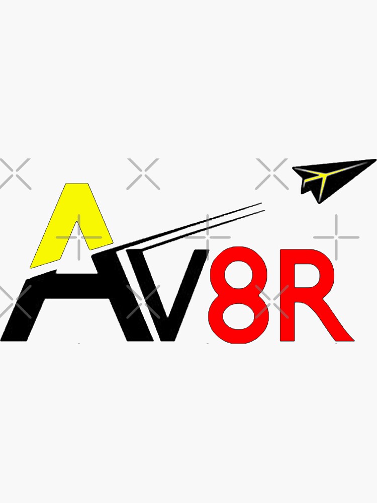 "AV8R Taxiway Sign" Sticker for Sale by Joel-Designs | Redbubble