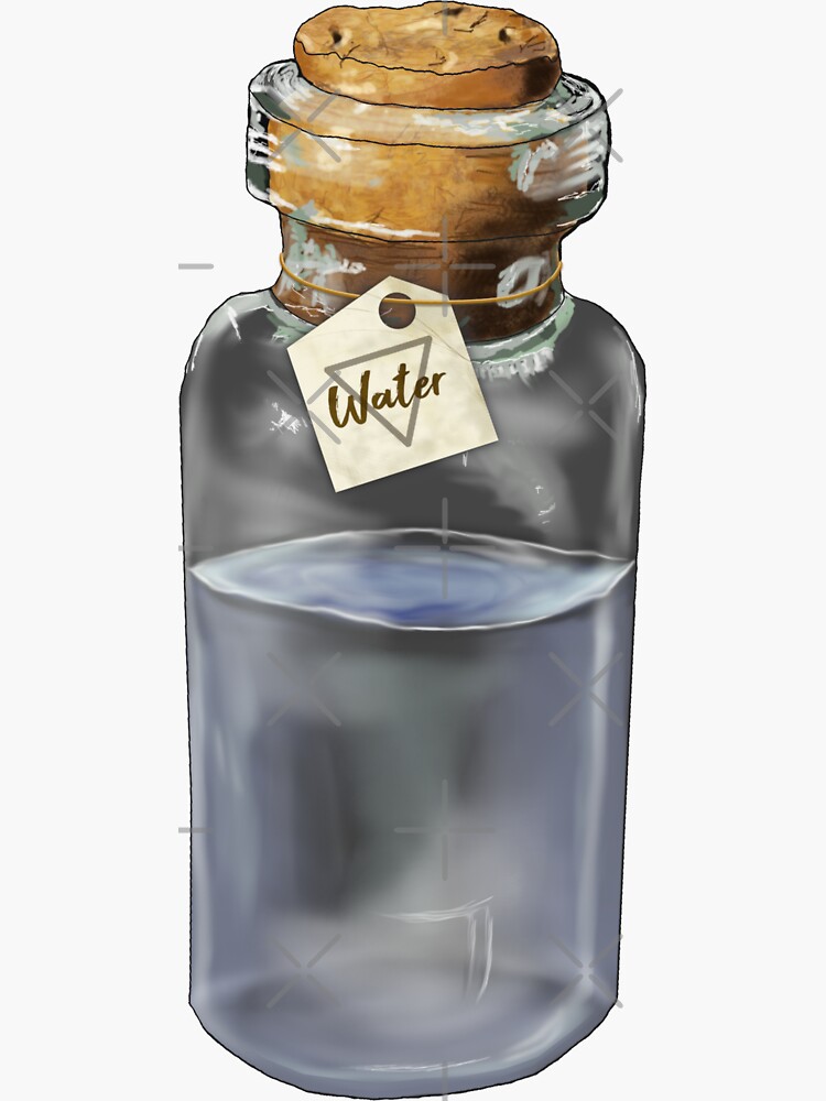 "Elemental: Water" Sticker by drawnexplore | Redbubble