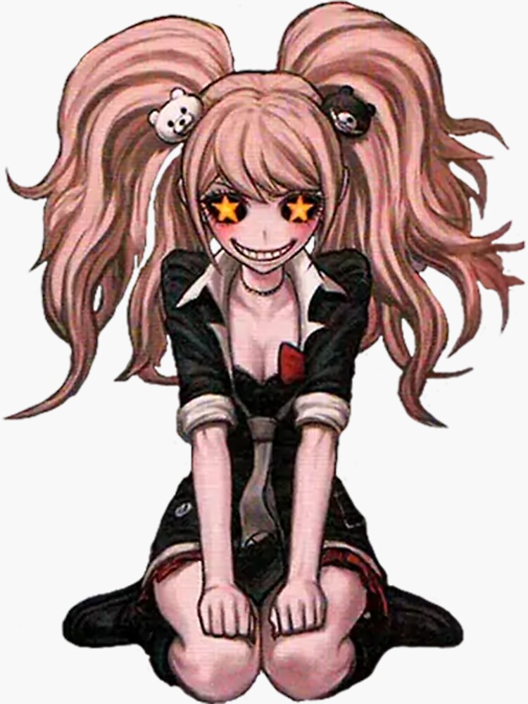 Cute Junko Enoshima Mask Sticker By Asaiss20 Redbubble