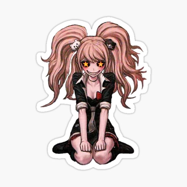 Cute Junko Enoshima Mask Sticker By Asaiss20 Redbubble