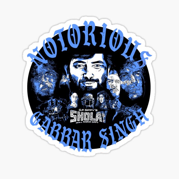 Sholay Sticker For Sale By Sansahota Redbubble