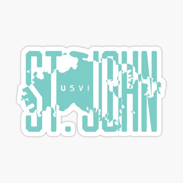 "St. John USVI" Sticker for Sale by MartinRivas | Redbubble