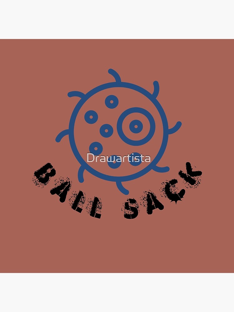 "ball sack testicles art" Art Print for Sale by Drawartista | Redbubble