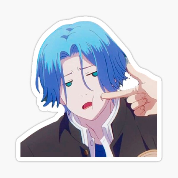 "Annoyed Langa - SK8 Infinity " Sticker by jisoohuwa | Redbubble