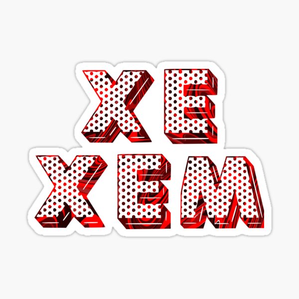 "Xe/Xem Pronouns " Sticker by TheSnickySnek | Redbubble