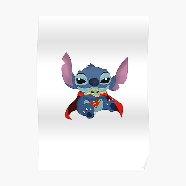 "Super Stitch" Poster for Sale by okiiskandarart | Redbubble