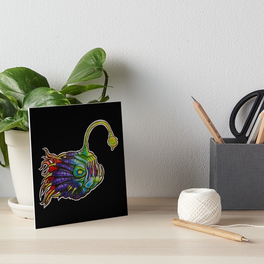 "Outer Wilds Alien Anglerfish" Art Board Print by GoofGore | Redbubble