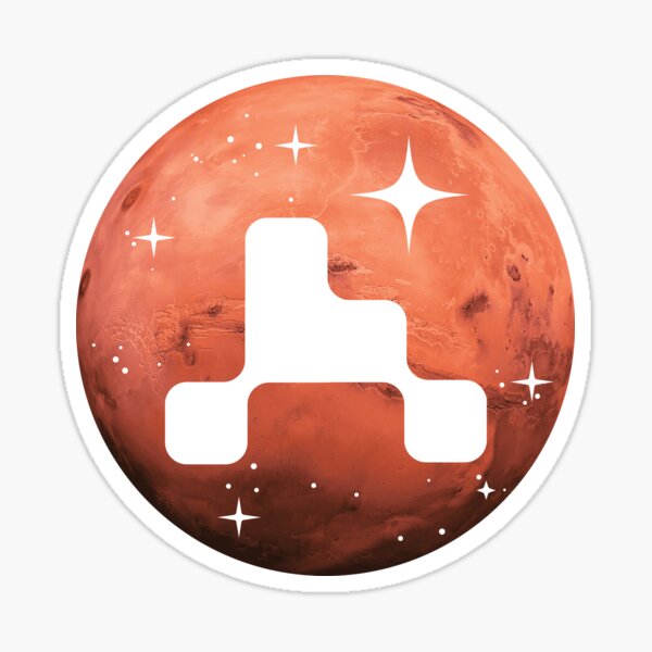 "Nasa Landing on mars" Sticker for Sale by MagdyStore | Redbubble