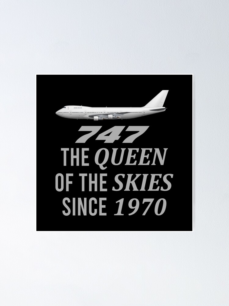 "Boeing 747 " Poster by Joel-Designs | Redbubble