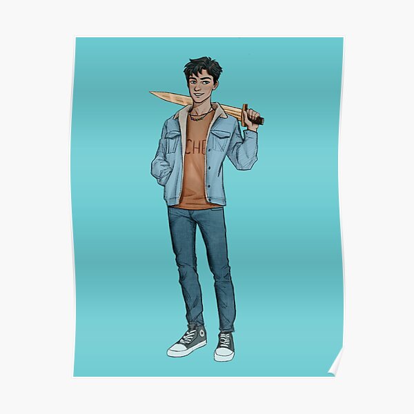 "Percy Jackson full body sticker" Poster by KarenDelaVegart | Redbubble