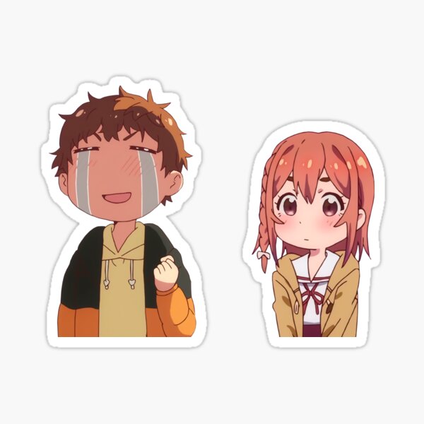 "Sumi and Kazuya - Rent a Girlfriend Chibi" Sticker by CookieStyle ...