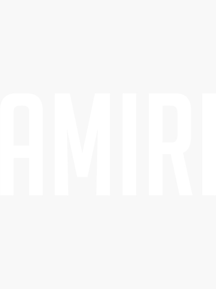 "Amiri " Sticker for Sale by nouiz | Redbubble