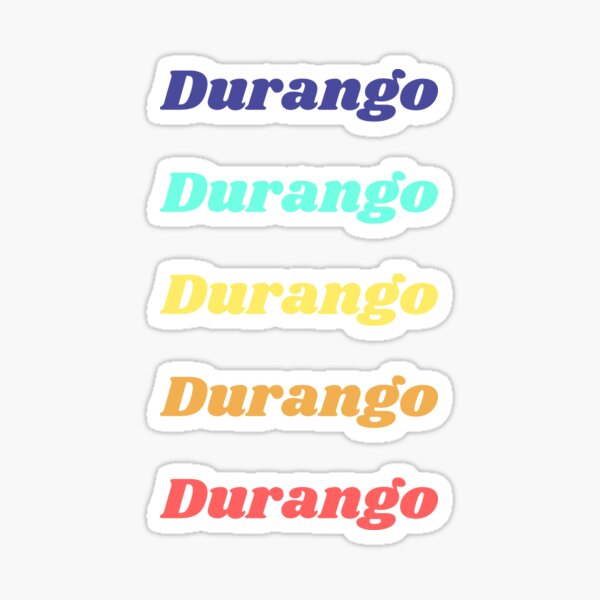 "Durango Colorado Pastel Pack" Sticker for Sale by Taumaturgo | Redbubble