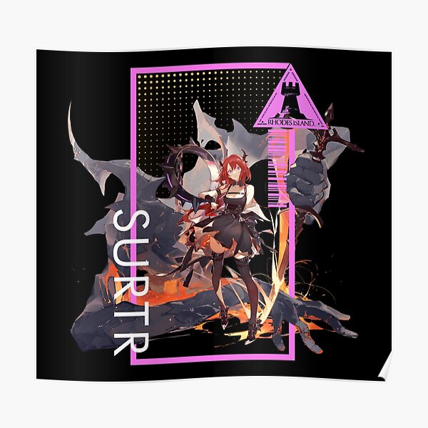 "Arknights - Surtr - Character Portrait" Poster for Sale by Chumbo21 ...