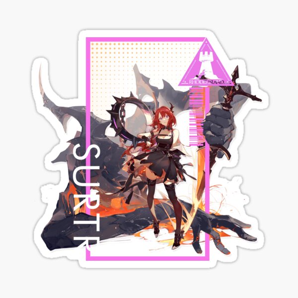"Arknights - Surtr - Character Portrait" Sticker for Sale by Chumbo21 ...
