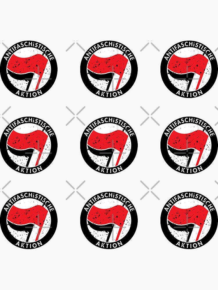 "Antifaschistische Aktion Sticker Pack" Sticker for Sale by LaBearDod ...