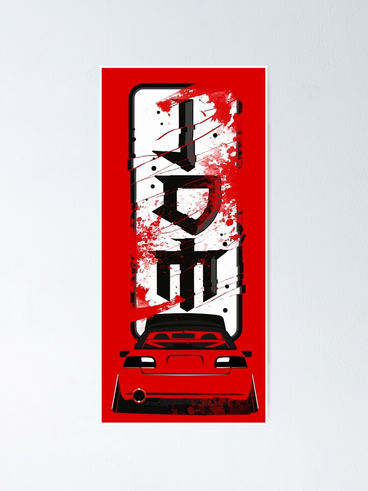 "JDM" Poster by MOAOUN | Redbubble