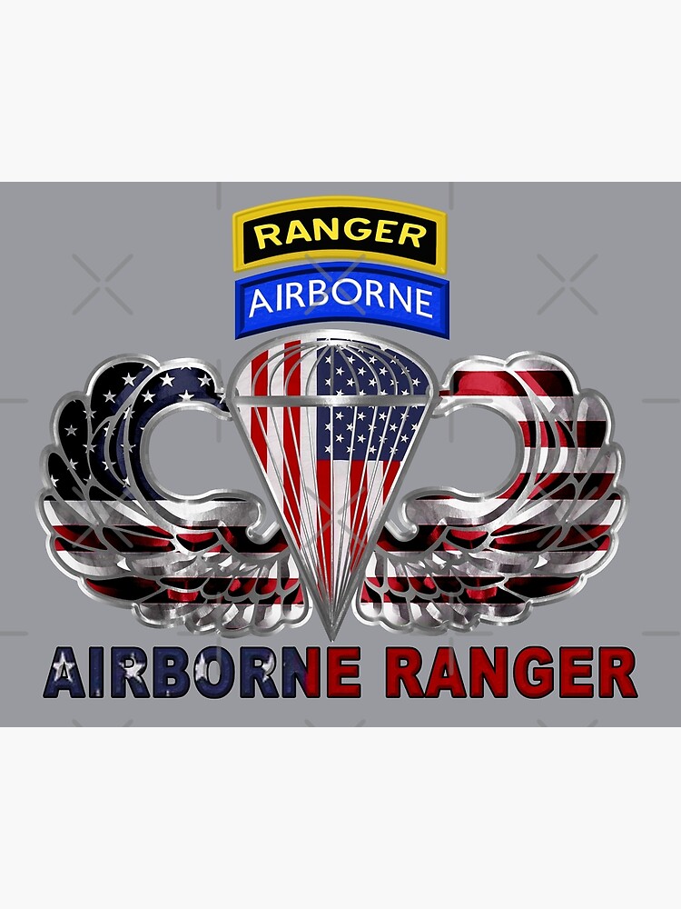 "Airborne Ranger Wings " Poster by SoldierAlways | Redbubble