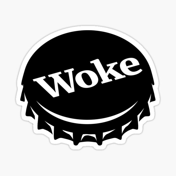 "Woke Coke Black Bottle Cap" Sticker for Sale by rquaresma | Redbubble