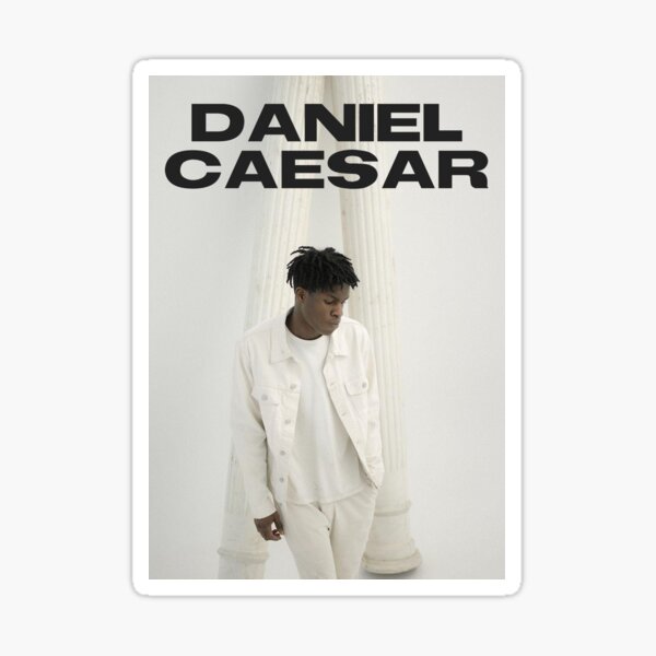 "Daniel Caesar poster" Sticker for Sale by rebonsoir | Redbubble