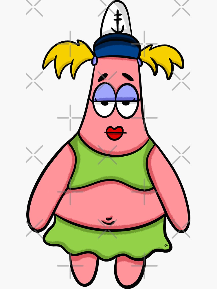 "Spongebob patrick" Sticker for Sale by LunarSticker | Redbubble