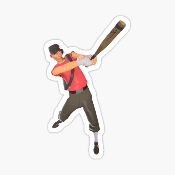 "TF2 Scout" Sticker for Sale by Cursedfate | Redbubble